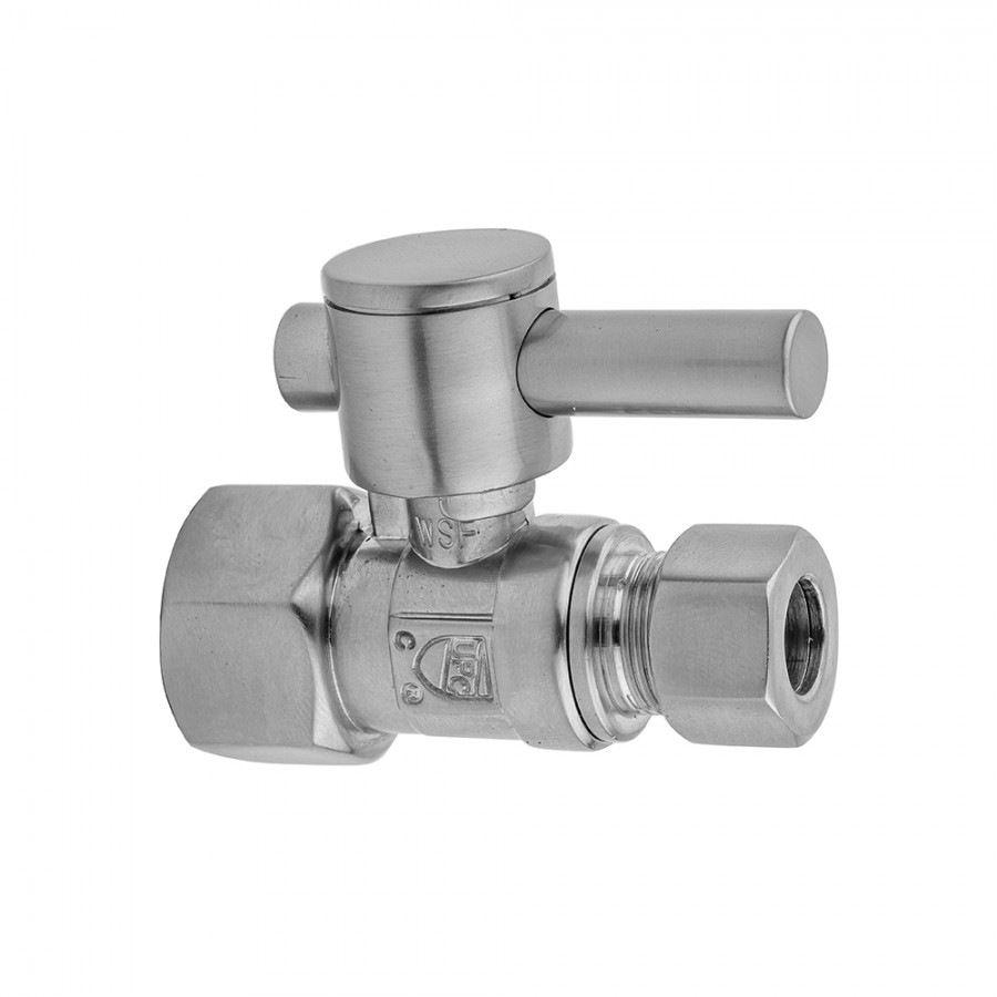 Jaclo :: Quarter Turn Straight Pattern 1/2" IPS x 3/8" O.D. Supply ...